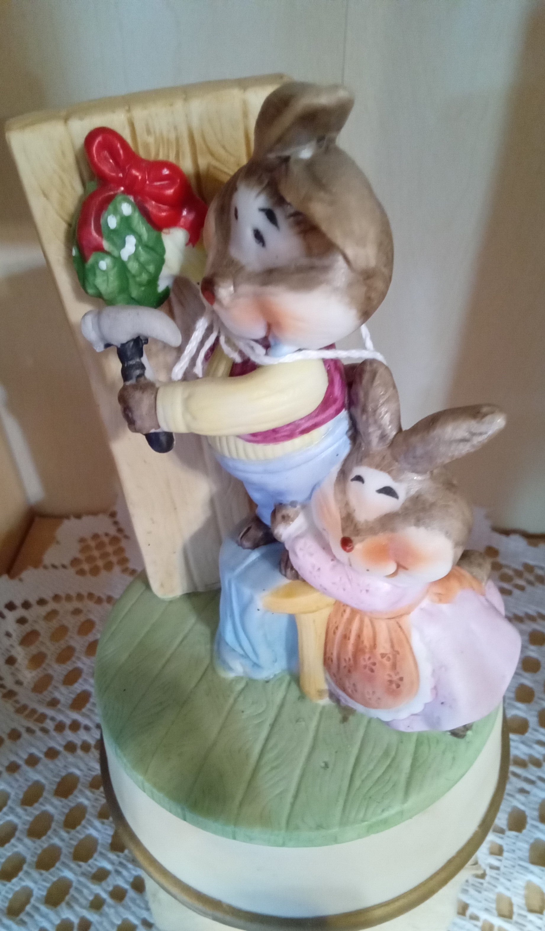 Holiday Rabbit Vintage Musical Carousel – Jewelz Jemz
